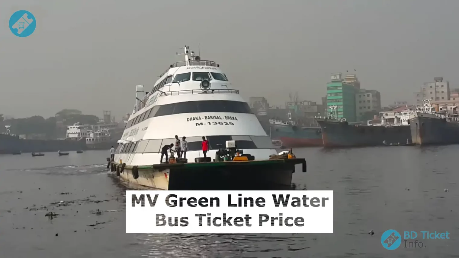 MV Green Line Water Bus Ticket Price & Contact Number